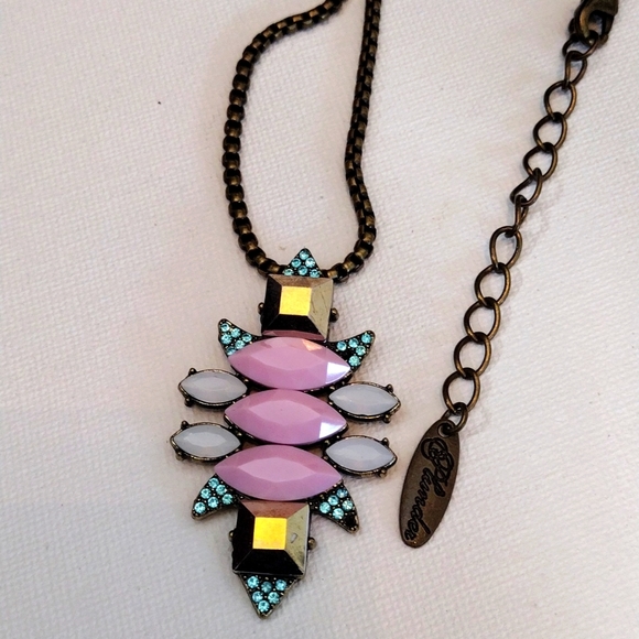Plunder | Jewelry | Plunder Gems And Rhinestone Pendant Necklace On ...